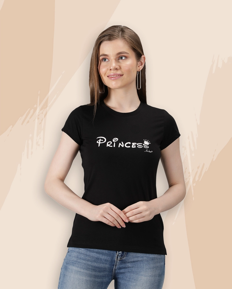 Archoo Graphic Everyday T-Shirts - Black - Archoo