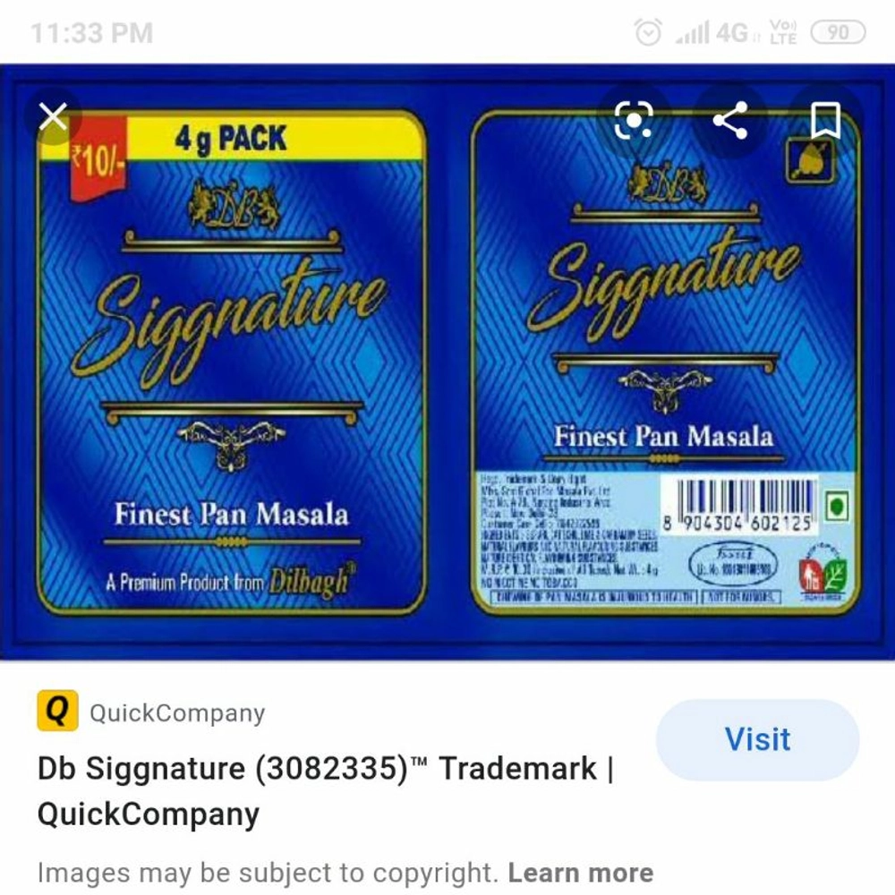 Buy Siggnature Pan Masala online from Anjali Stores