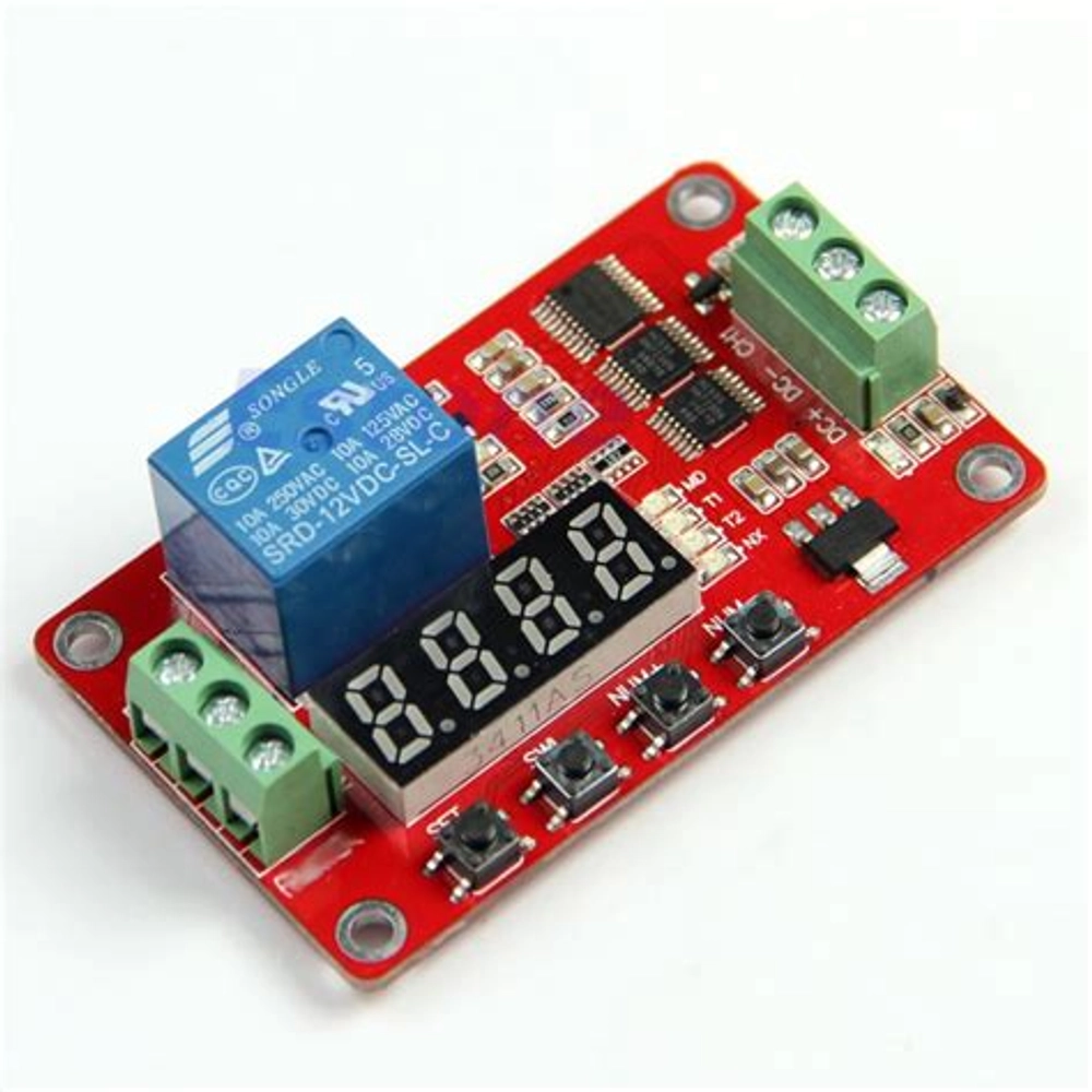 PZIN14016700 Multifunction Self-Lock Relay Cycle Timer Module Plc Automation Delay 12V