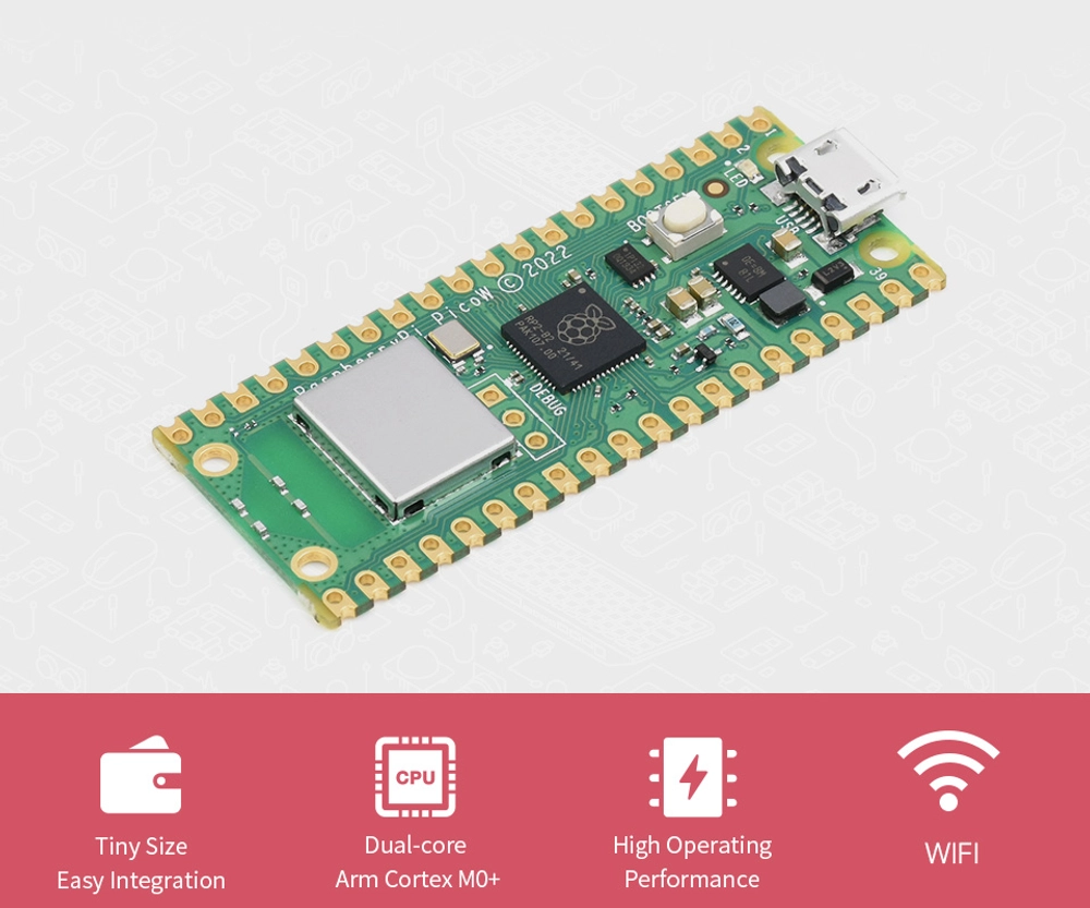 Buy Raspberry Pi Pico W Online | Gujarat Store
