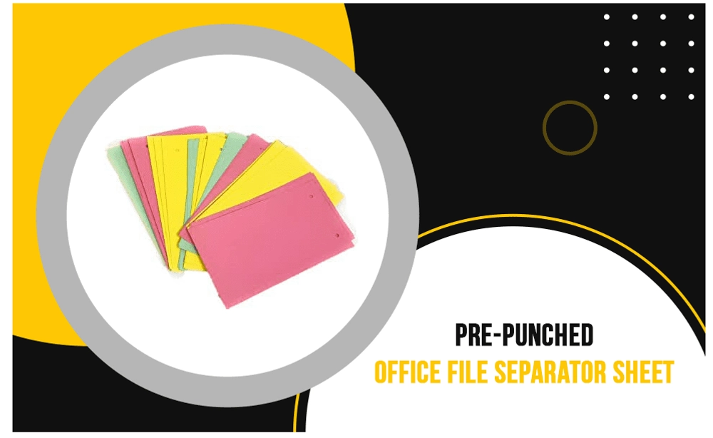 Buy A5 File Separator Sheet Online | Color Mix