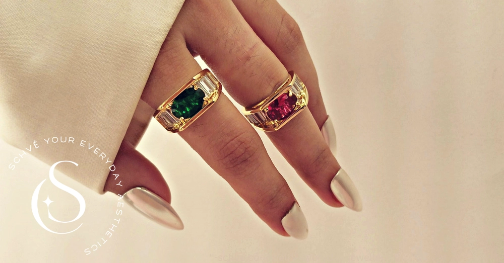 Shop GENA GEMRUSH SIGNET RING - Buy Online