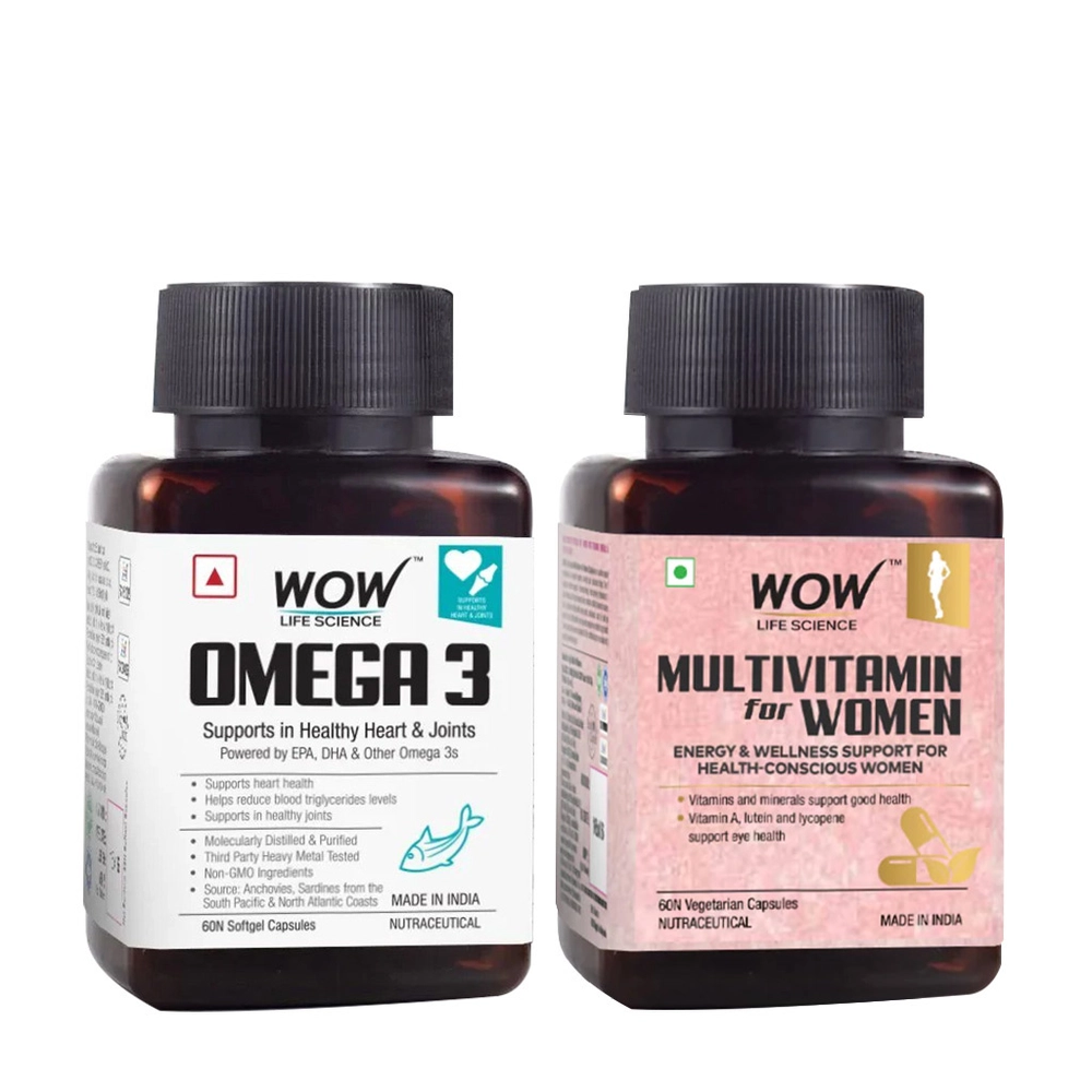 Daily Nutrition for Women - Multivitamin & Omega 3 - Buy Wow