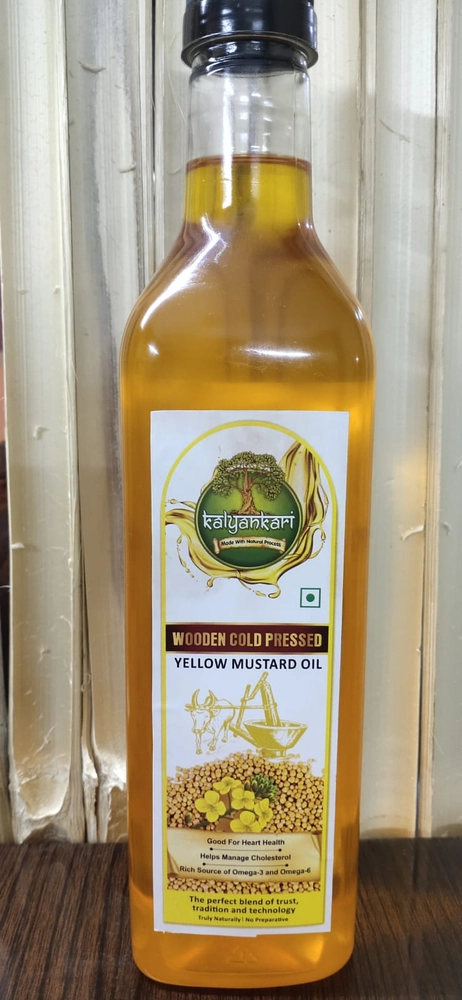 Yellow mustard wood pressed oil - Shudh Farm