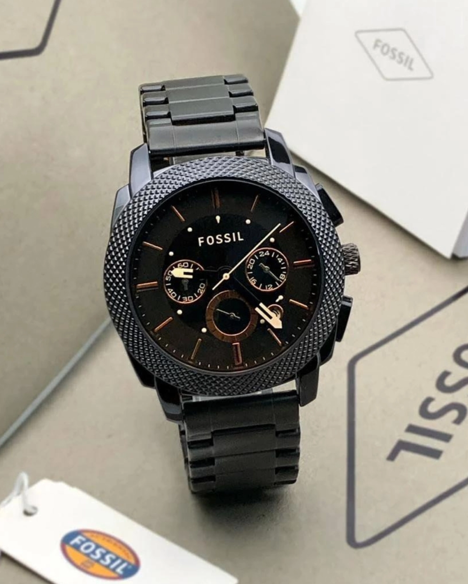 Shop Fossil FS4656 Chain Chronograph Watch Online