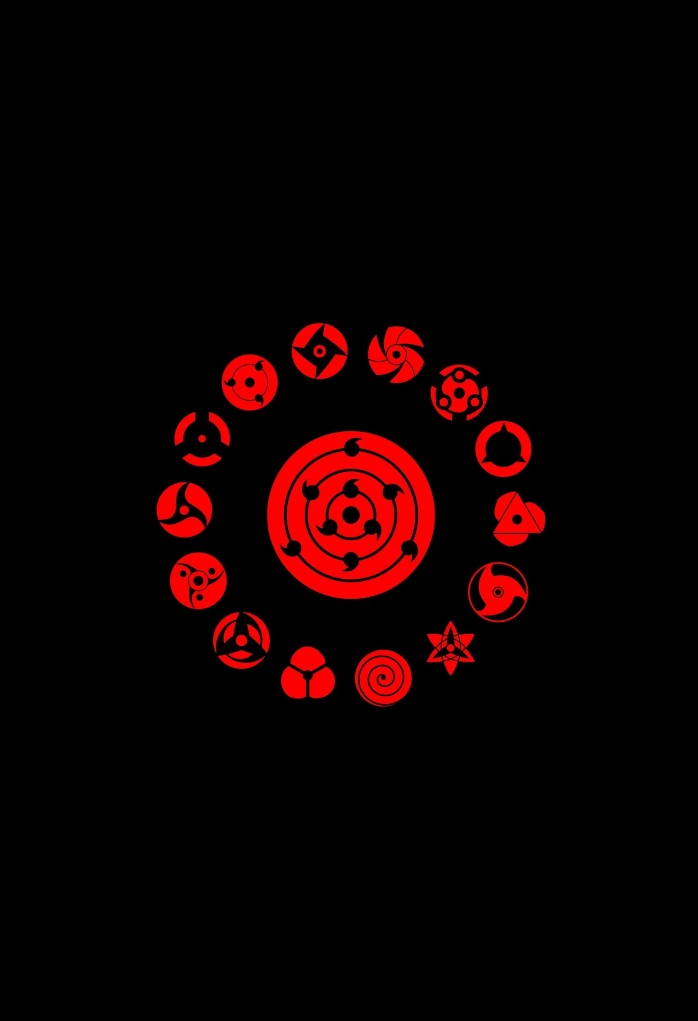 Naruto Sharingan Poster 19*13 - Manga Store