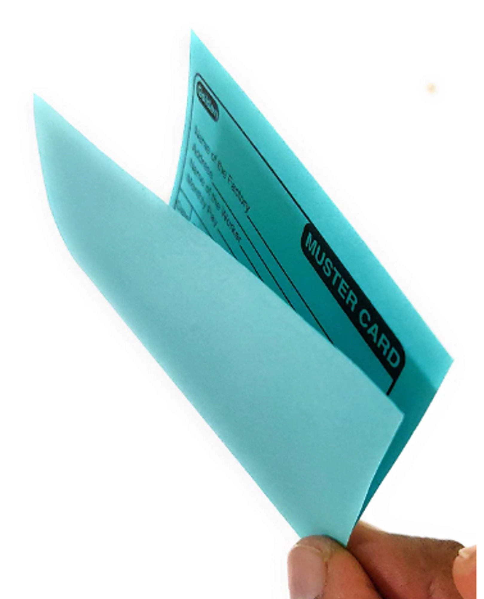 Daily Wages Muster Card Register Workers Attendance Slip