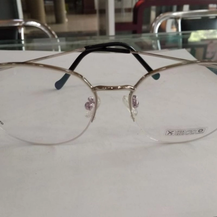 Buy Fda Metal Half Round Frame With Vision Rx Blue Cut Lenses online ...