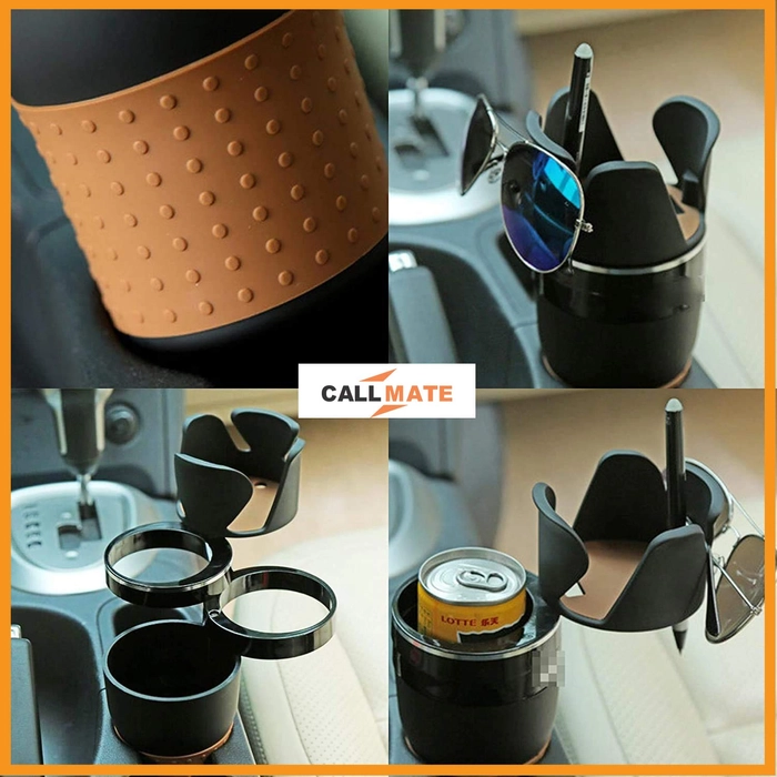 Buy Car Multi Cup Holder, Multi-Functional 360¬∞Rotatable Vehicle Cup ...