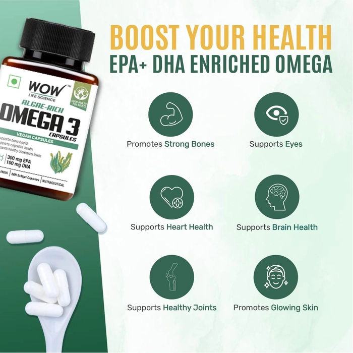 Buy Algae Rich Omega 3 Capsules Online At Best Price
