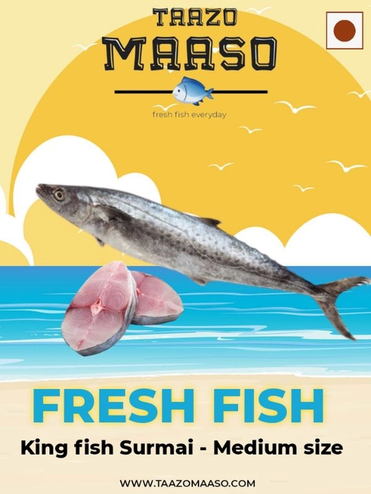 King Fish - Surmai - Medium Size - Taazomaaso