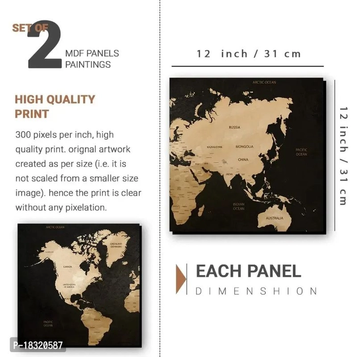 KOTART Modern Wall Art MDF Panel Painting for Wall Decoration ...