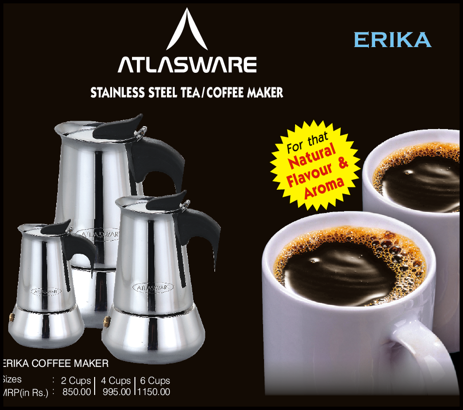 Atlasware Erika Coffee Maker - Brew Perfect Coffee