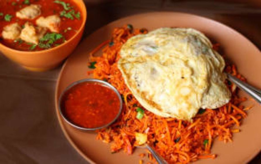 CHICKEN TRIPLE RICE - Aroma Dhaba, IIT Bombay