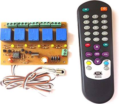 5 Channel IR Remote Control for Home Automation