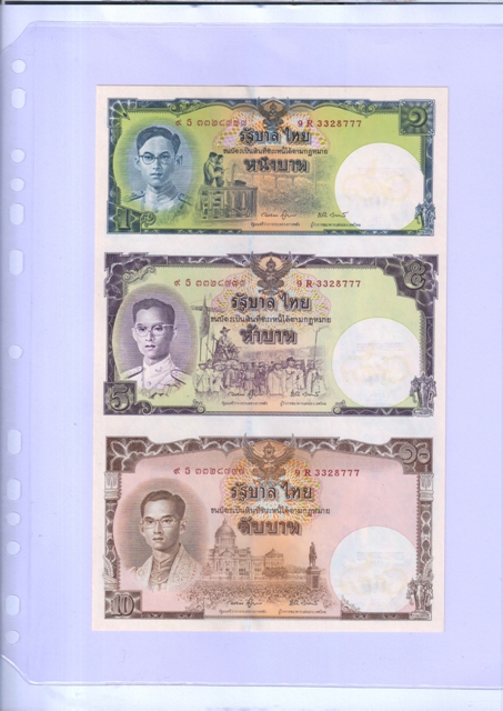 Banknotes Insert Sheets - 1 Divider - 5 Sheets