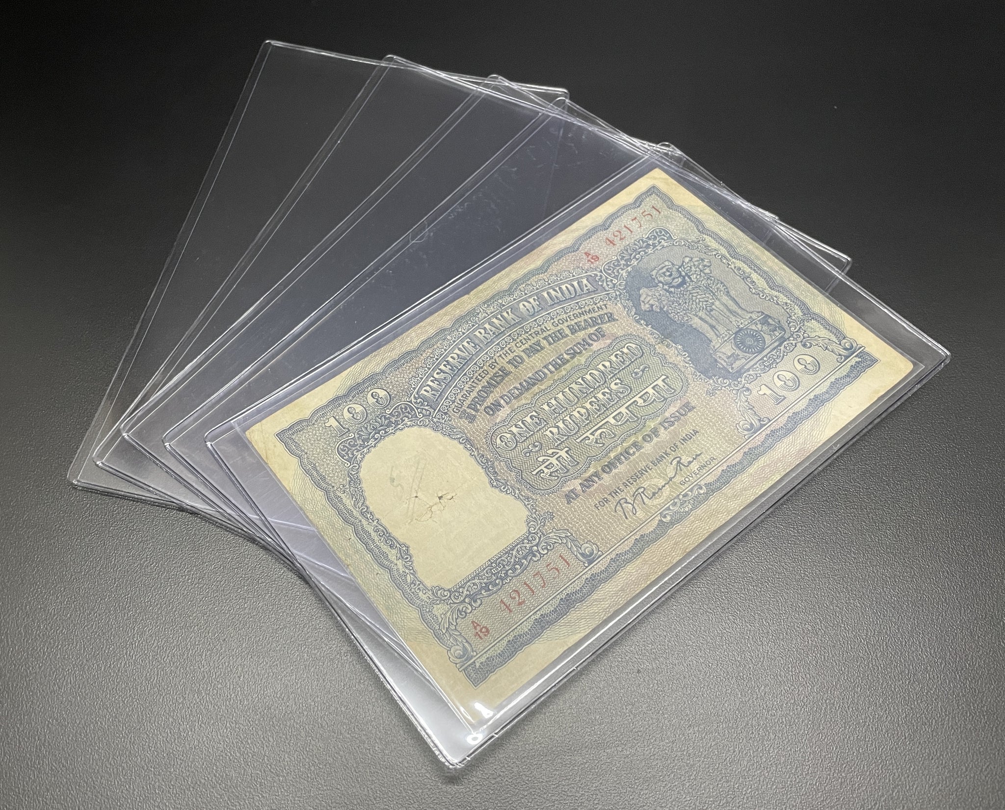 Thick Banknote Sleeves for Fafda Notes - 250 Microns