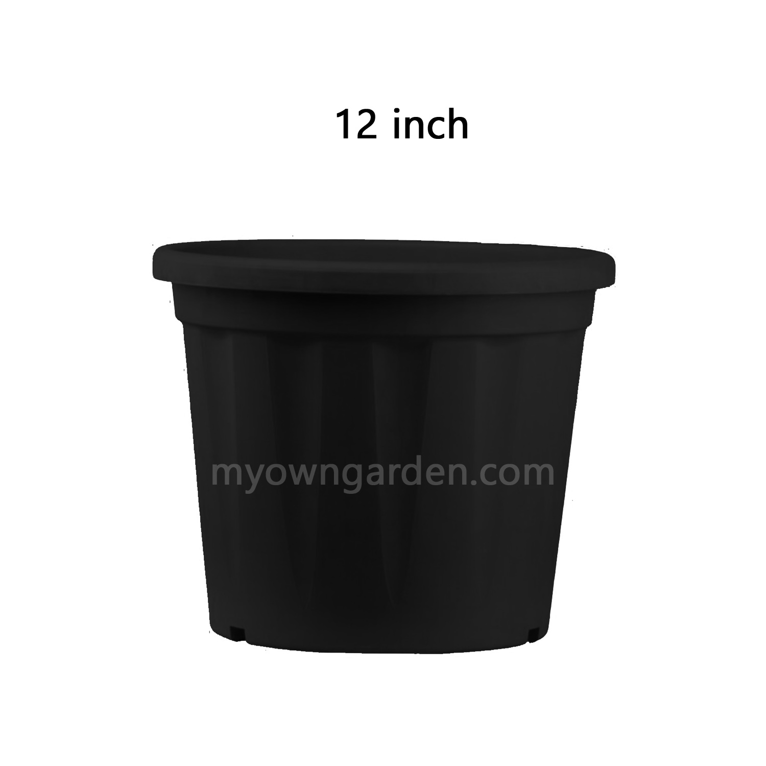 12" Harshdeep Pot Black - MyOwnGarden®