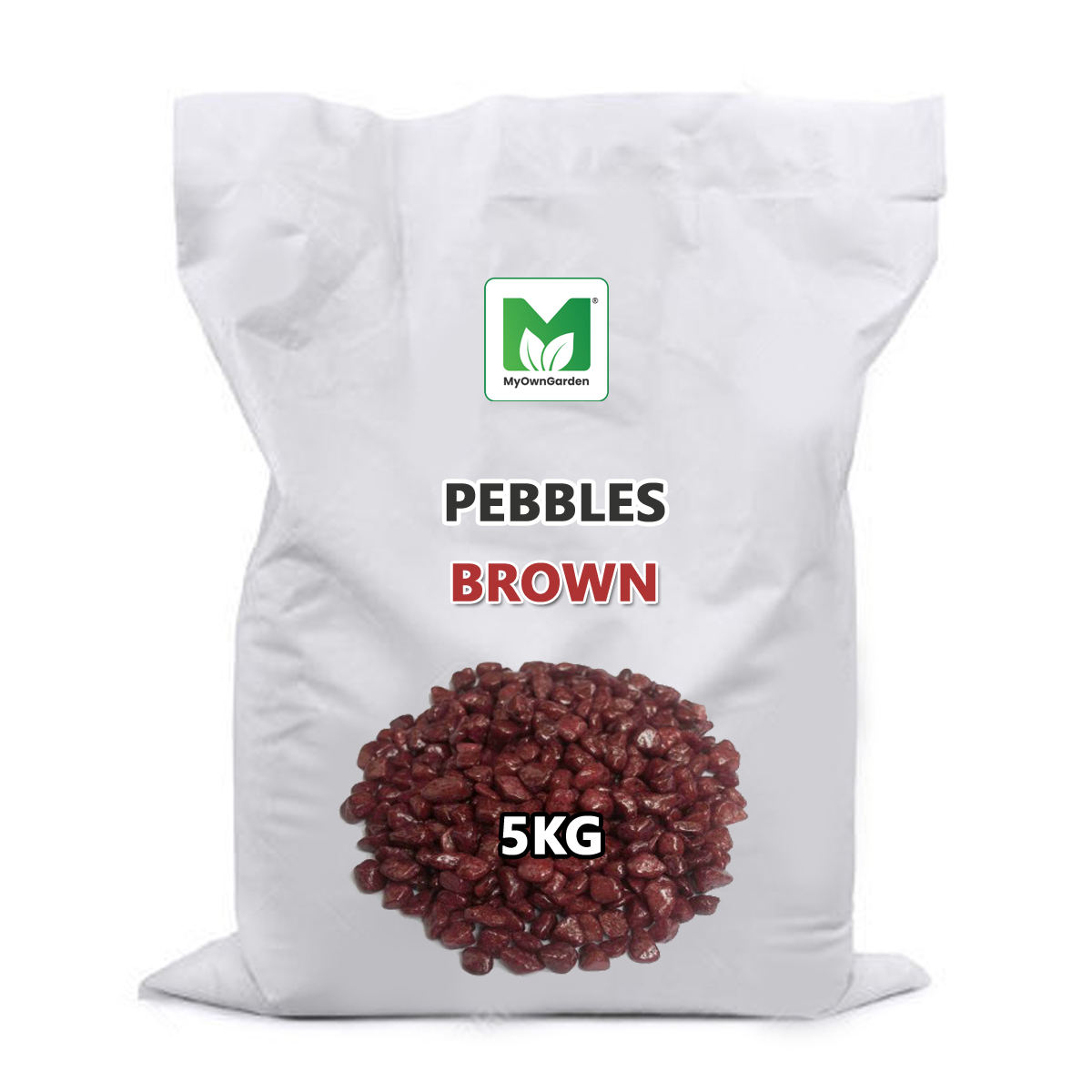 Pebbles 1kg - Brown - MyOwnGarden®