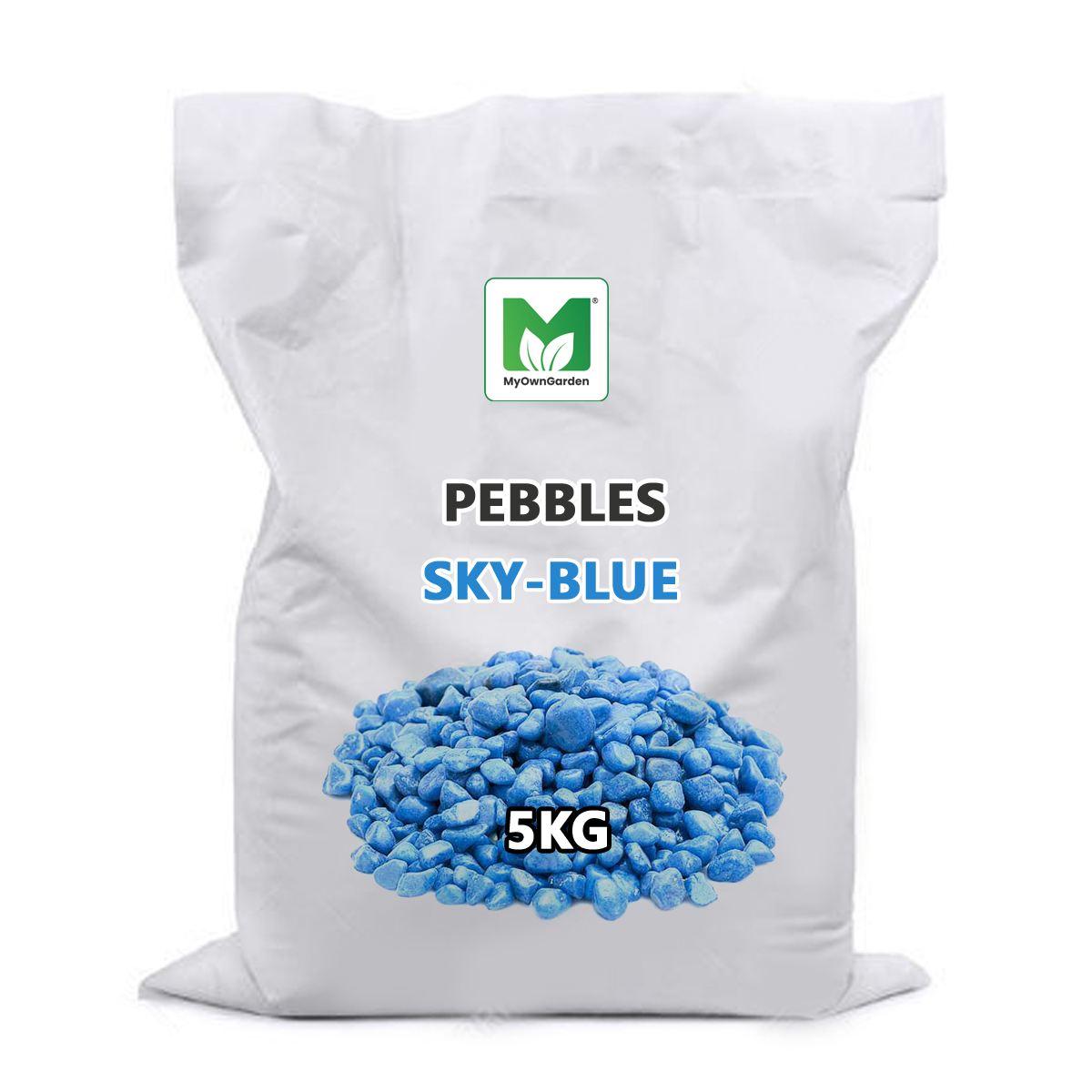 Pebbles 1kg - Sky Blue - MyOwnGarden®