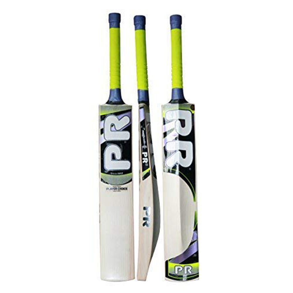 PR Player Grade 1 English Willow Cricket Bat (Short Handle) - Three Wickets