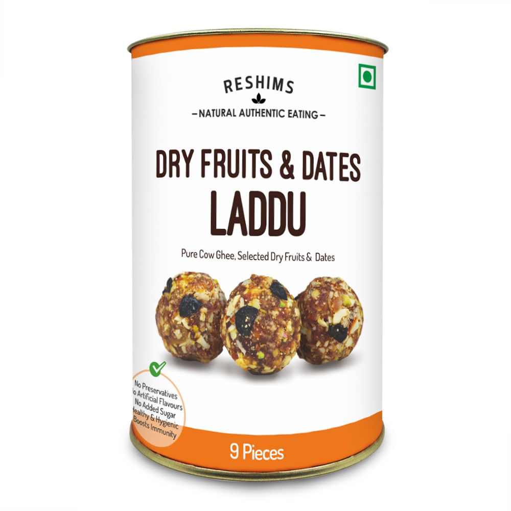 Crunchy Dates and Nuts Laddu - Reshims - Natural Authentic Eating
