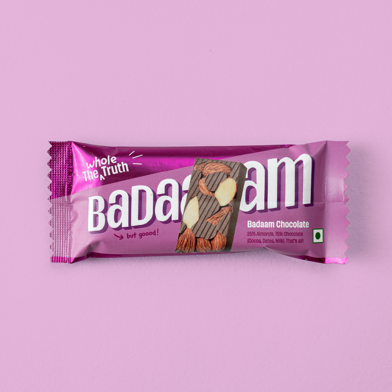 Badaaaam Chocolate - Pack of 10 - The Whole Truth Foods