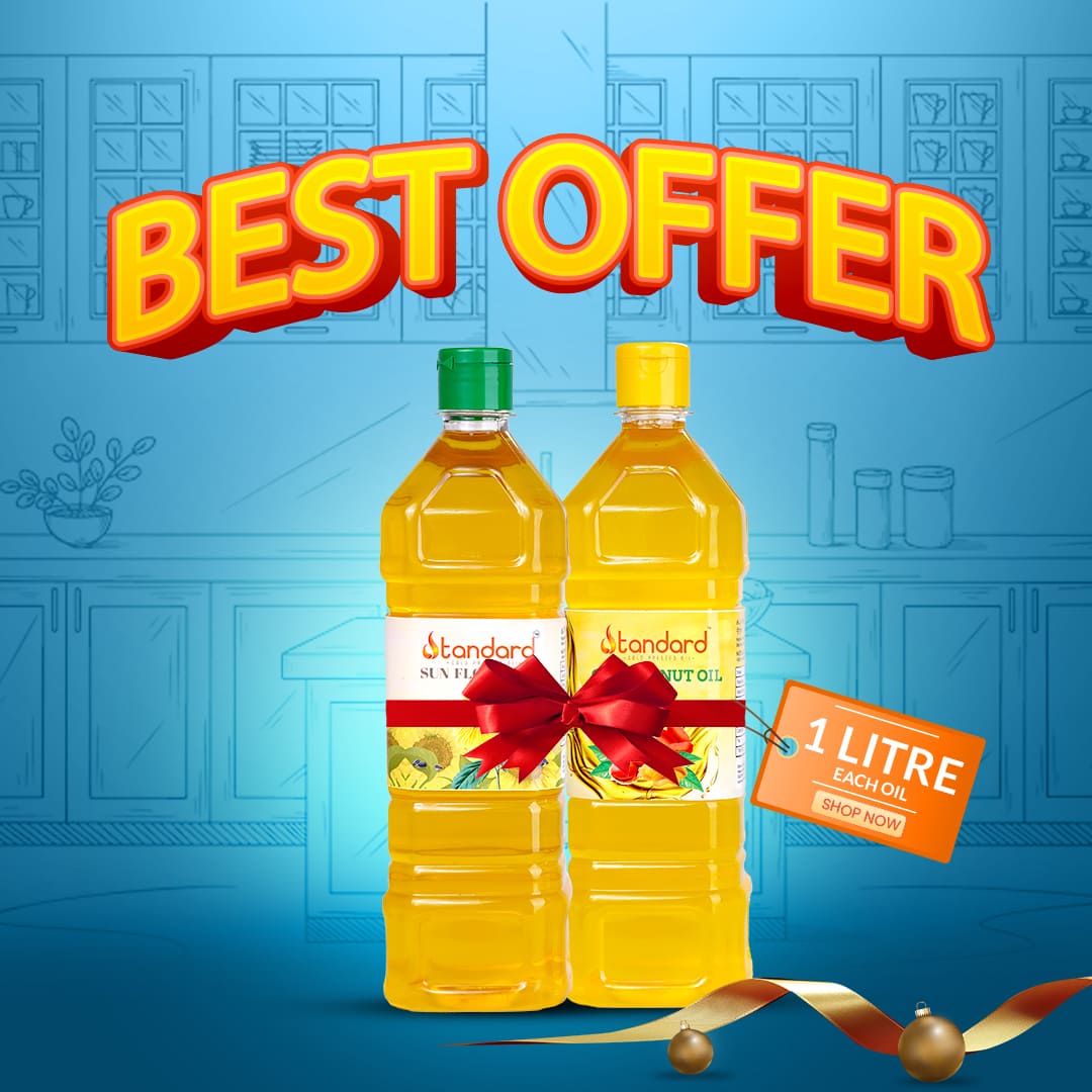 High Heat Cooking Oils Combo: Cold Pressed 1Litre