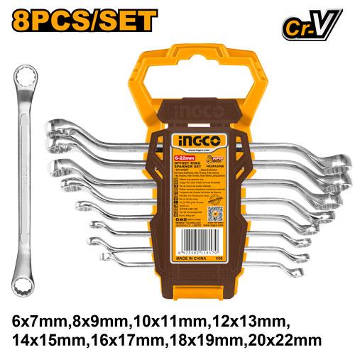 INGCO 8-Piece Double Open End Spanner Set (HKSPA2088) - Premium ...
