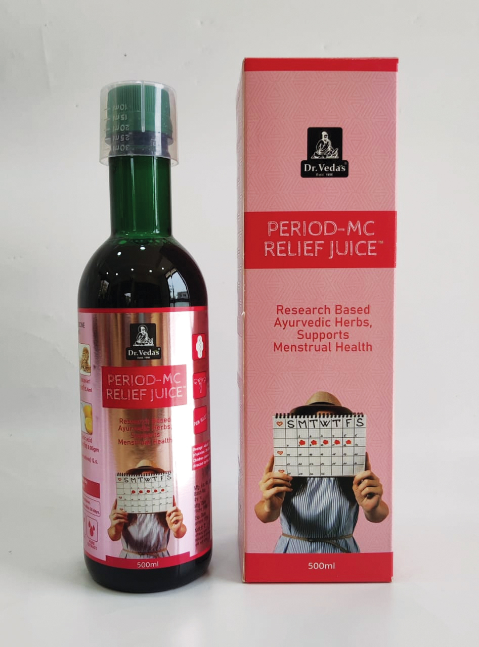 Dr. Veda's Period MC Relief Juice - 500ml, Pack of 2 - PANASIA HERBAL ...
