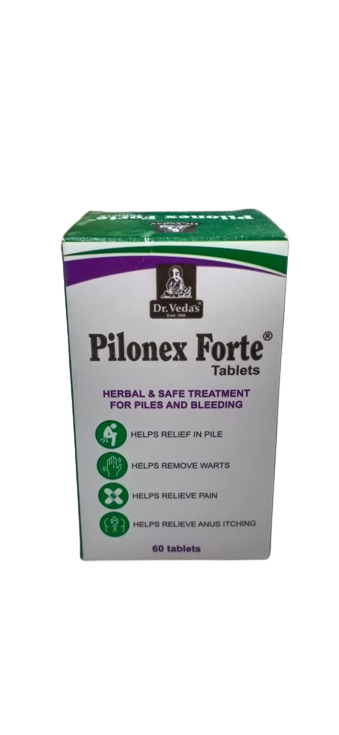 Dr. Veda's Pilonex Forte Tablets - 60 Tablets, Pack of 2 - PANASIA ...
