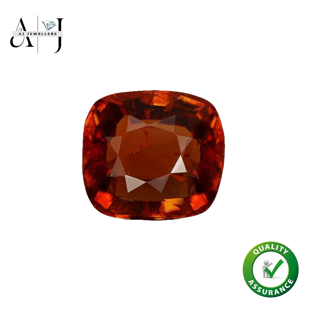 Hessonite Garnet (Gomed) 8.84 carats (9.82 ratti) Gomed/Gemstone ...