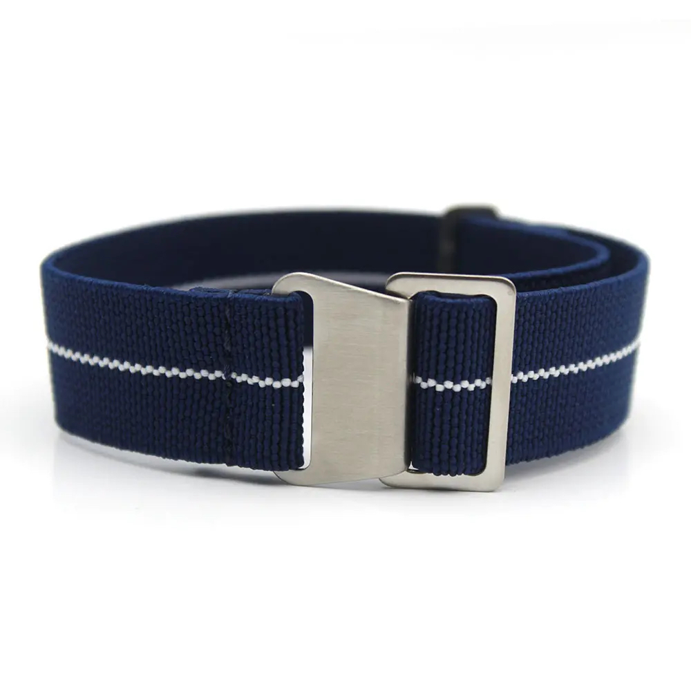 Blue White Paratrooper Elastic Strap - Ultimate Comfort