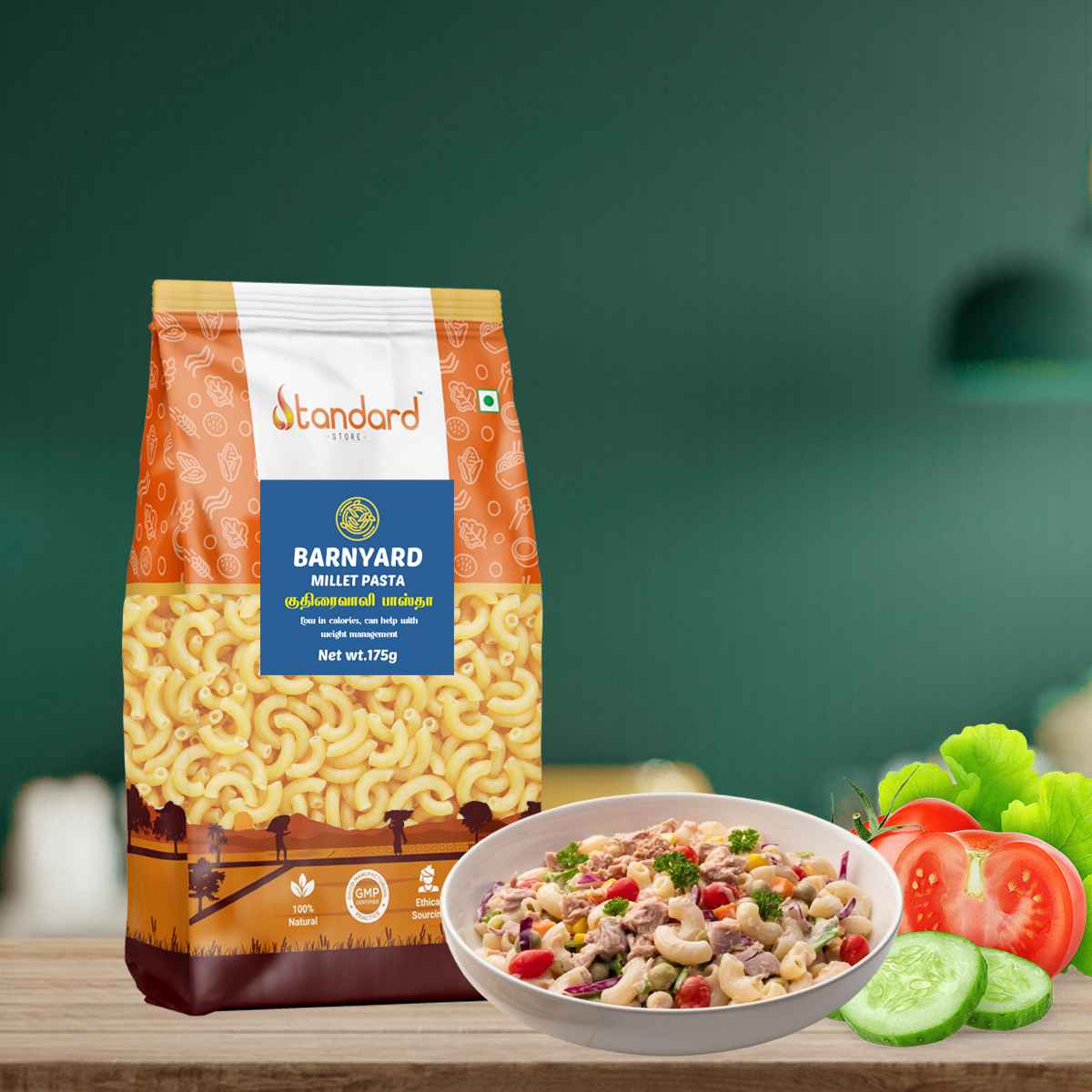 Buy Barnyard Millet Pasta (175 gm) - Healthy & Tasty