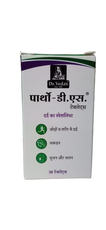 Dr. Veda's Partho-D.S. Tablets for Pain Relief - 30 Tablets, Pack of 3 ...