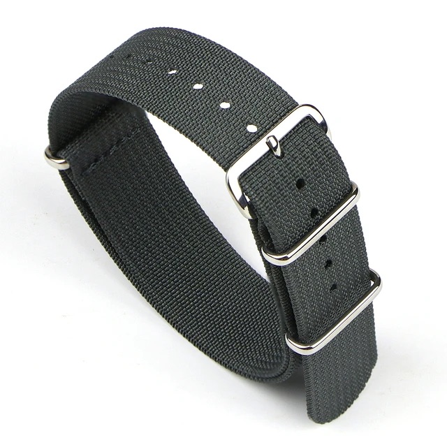 Dark Grey Ribbed Strap - Premium Quality & Stylish
