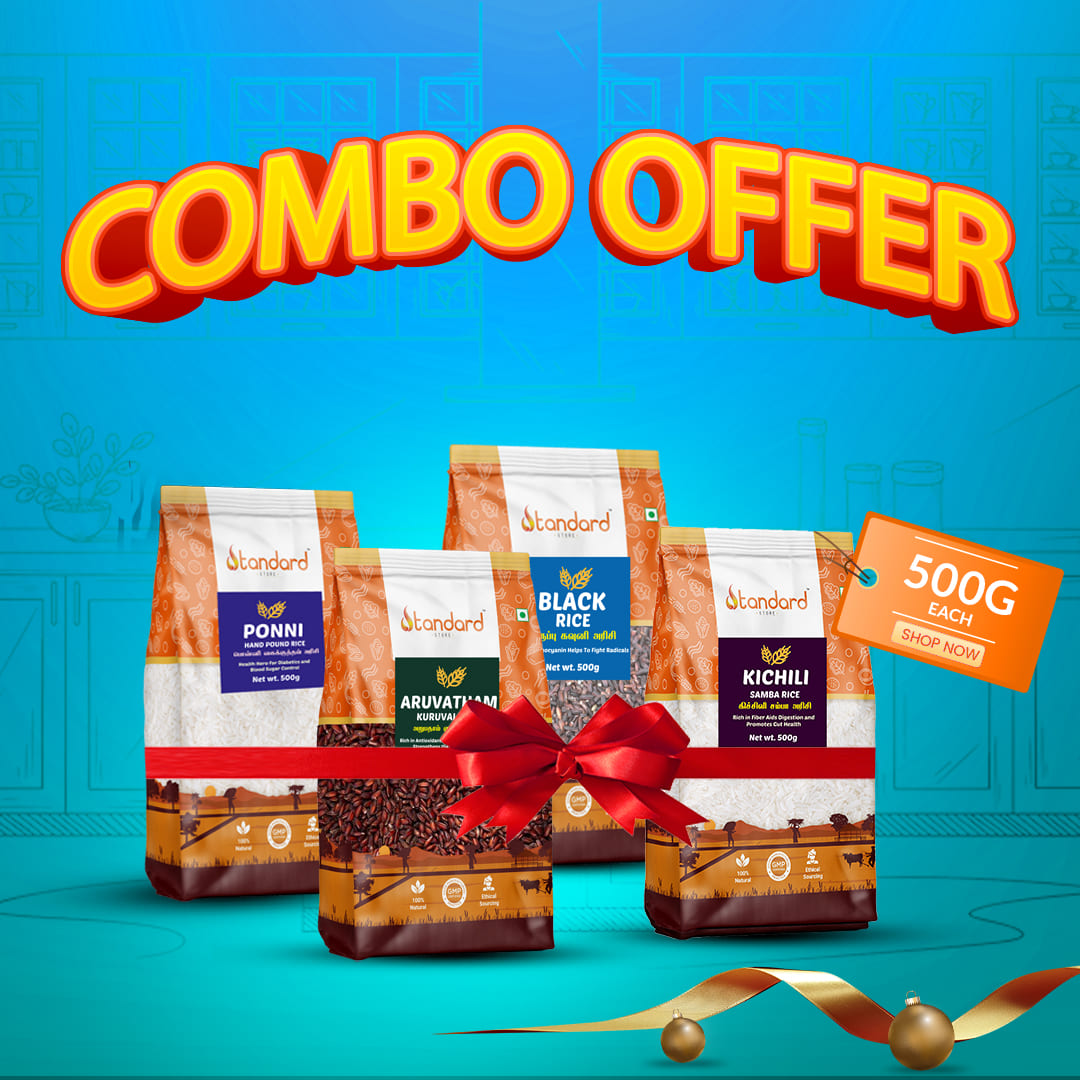 Weight Loss Rice Combo Pack: Four Varieties (500g Each)