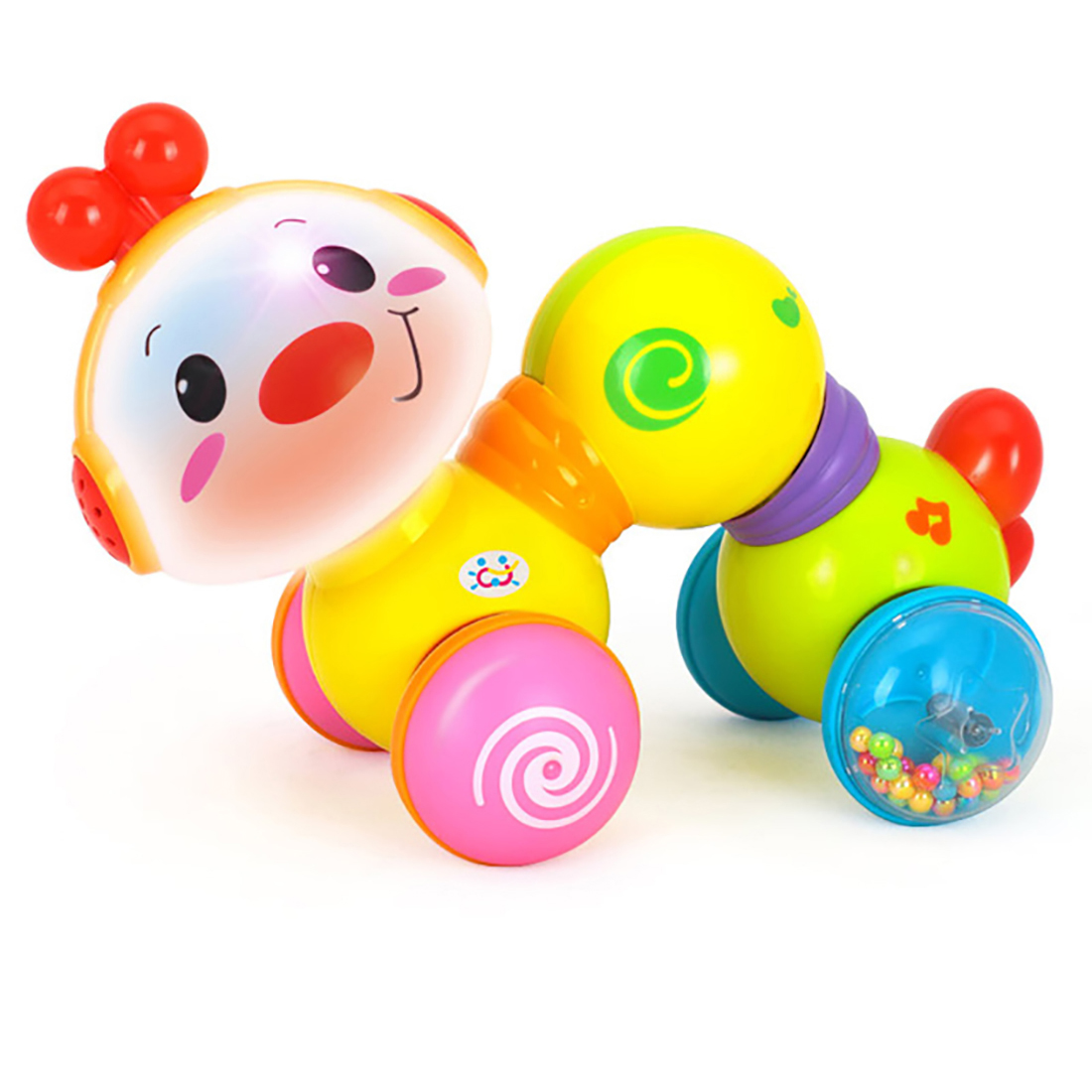 Musical Happy Wiggle Worm Toy for Toddlers 6M+