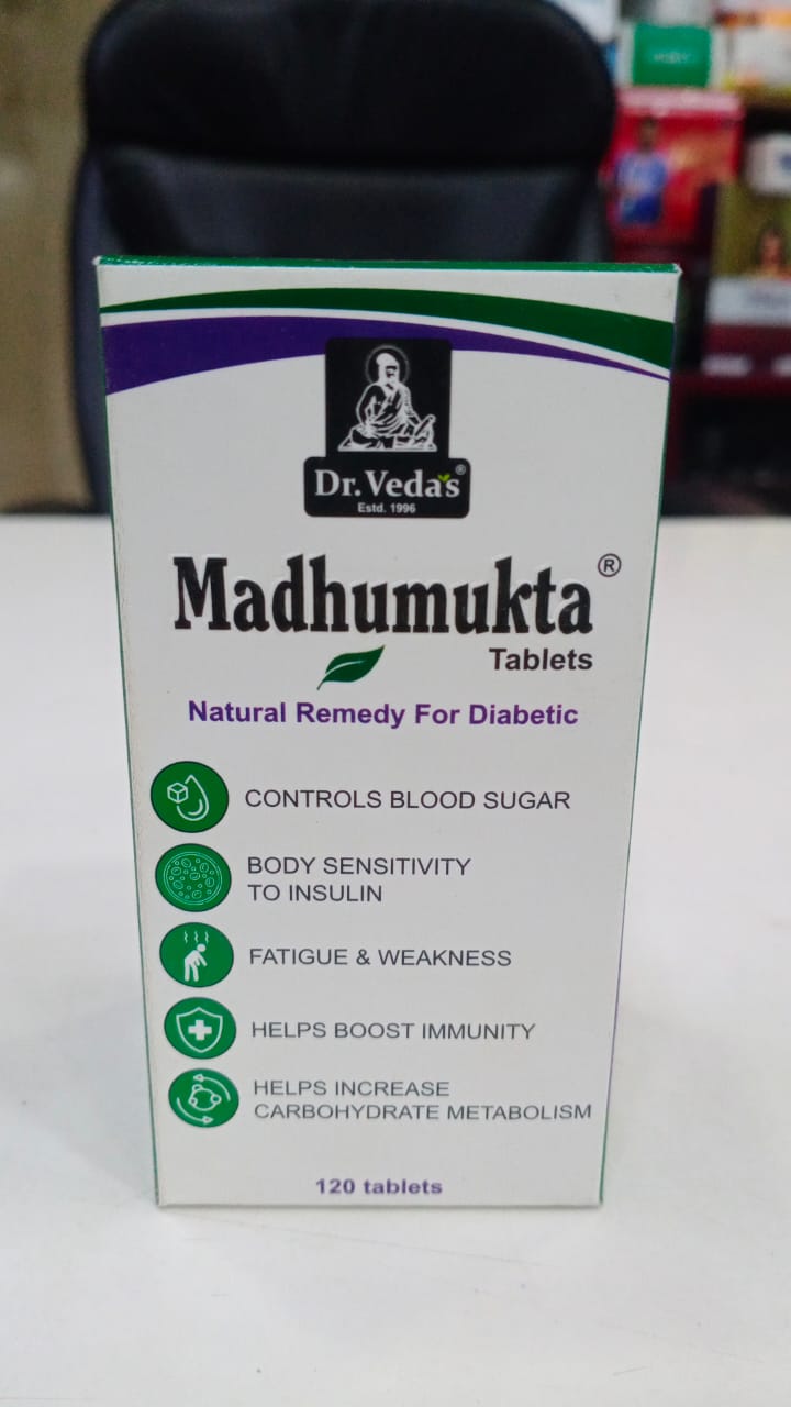 Dr. Veda's Madhumukta Tablets - 120 Tablets, Pack of 1 - PANASIA HERBAL ...