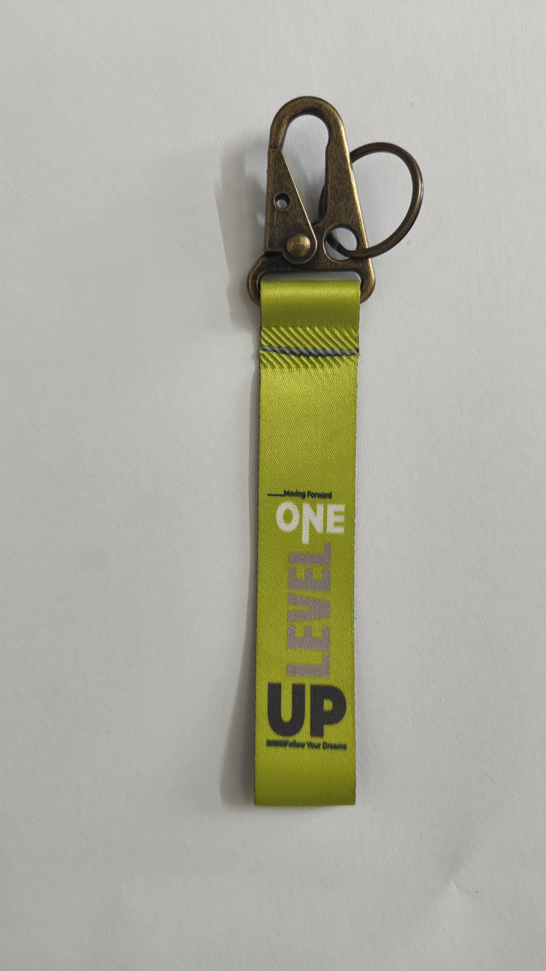 One Level Up Hook Keytag Antique Gold - Namu Customs
