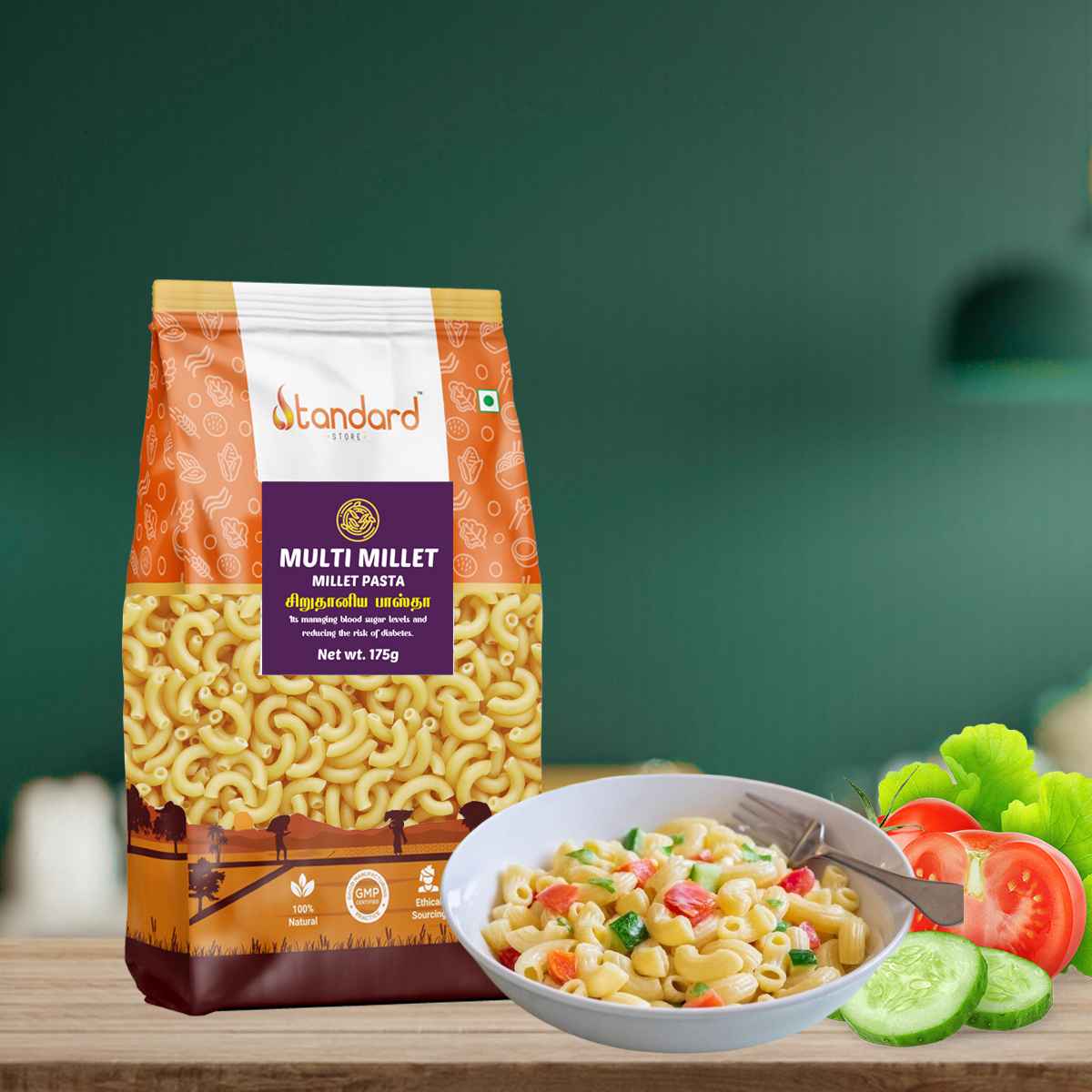 Buy Multi Millet Pasta (175 gm) - Healthy & Tasty