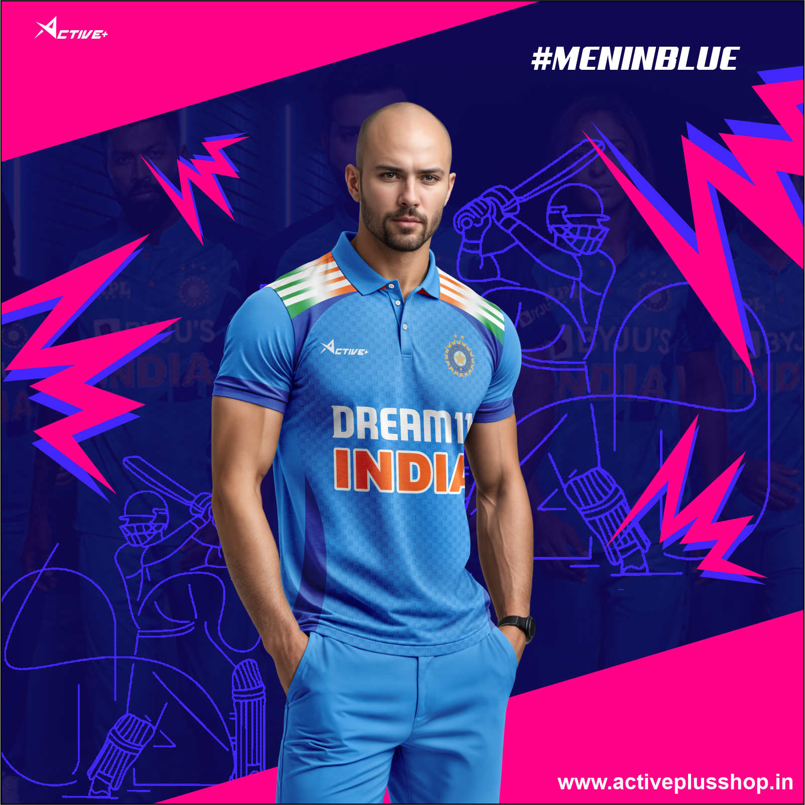 New Indian Cricket Team Jersey | Authentic Sports Gear