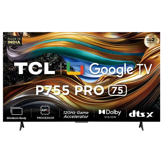 TCL (75 inch) 4K UHD QLED Smart Google TV 75P755 Pro - ITNET Infocom