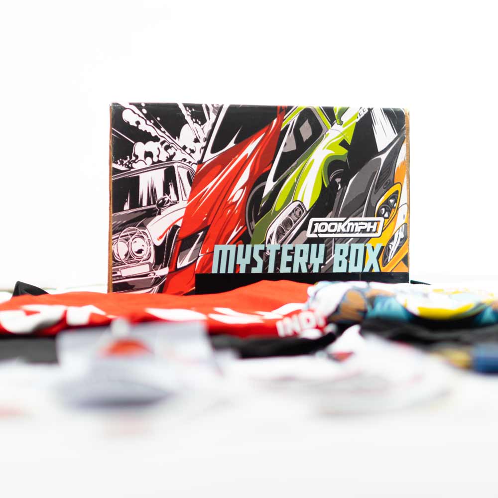T-Shirt - Mystery Box | 3 T-Shirts + 5 Stickers + 2 Keychains - 100kmph