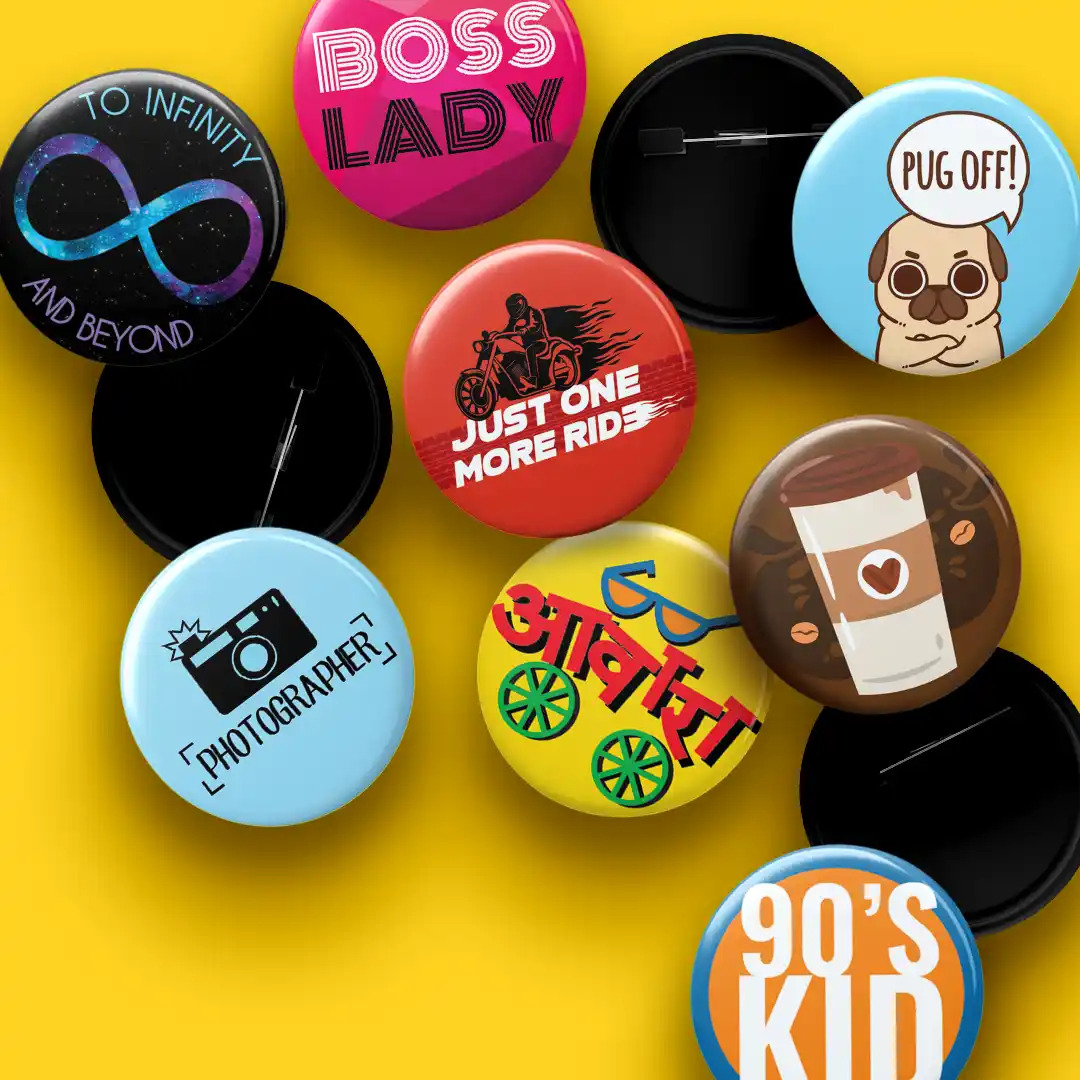 Customize Button Badges - AMOUR FASHION