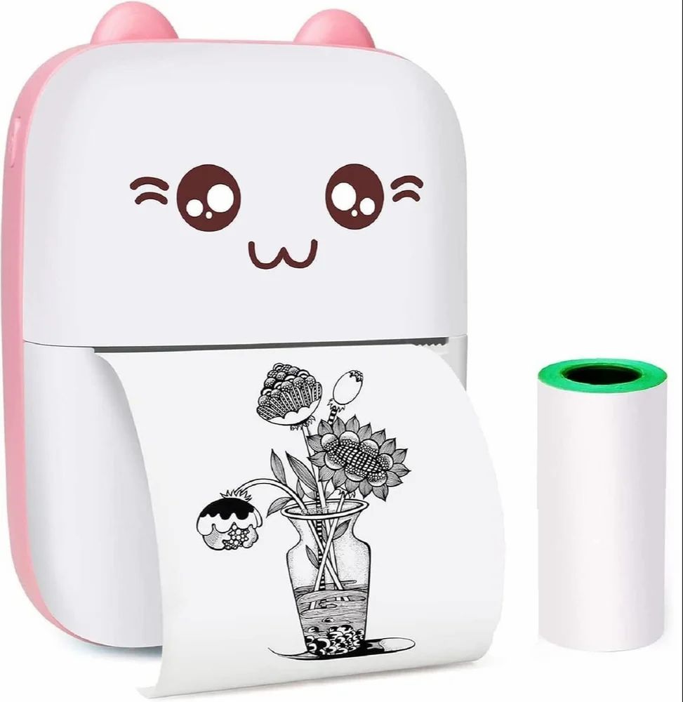 Mini Printer: Portable, Rechargeable & High Efficiency