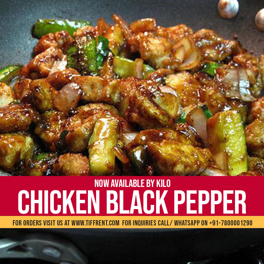 Shanghai Chicken in Black Pepper sauce (Boneless) - TIFFRENT ByKilo