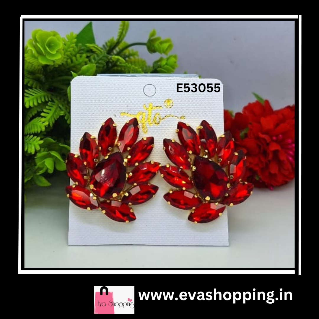 Korean Crystal Earring - E53055 - Eva Shopping