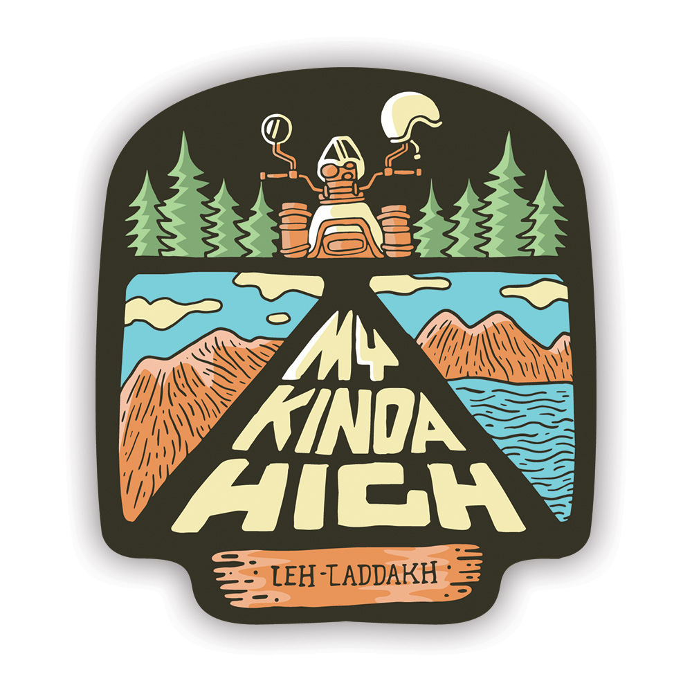 My Kinda High - Unique & Durable Stickers Online