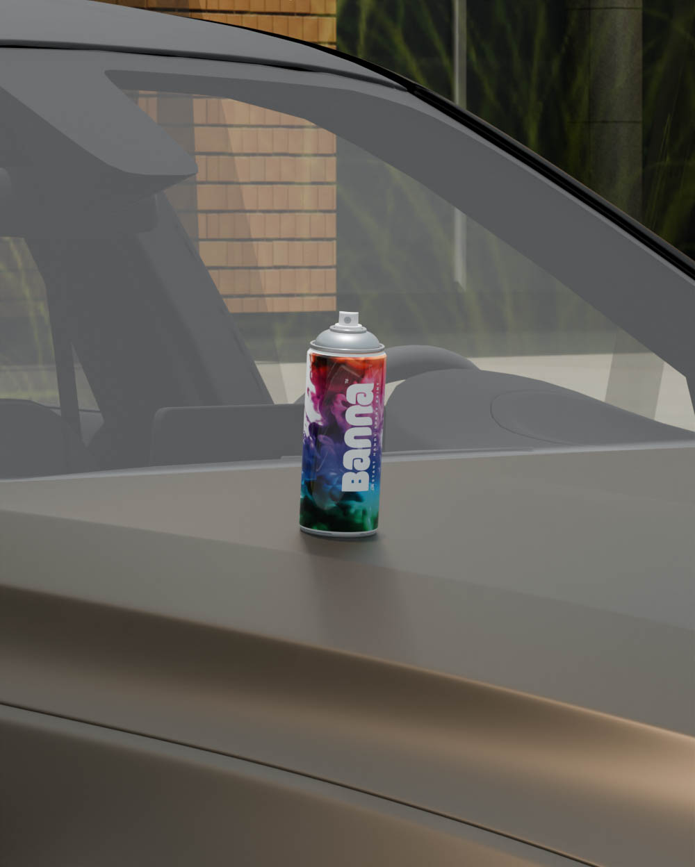 Bakers Chocolate Maruti Suzuki Spray Paint - Banna Aerosol